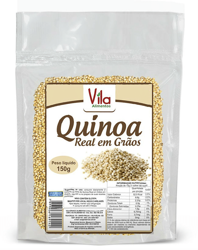 Quinoa Real em Grãos Orgânico Vila Ervas 150g