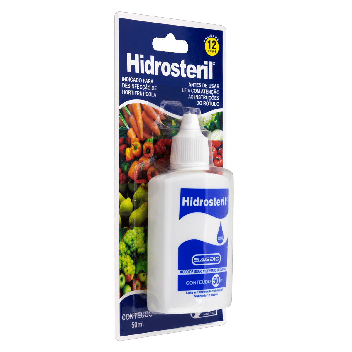 Higienizador de Hortifrutícolas Hidrosteril 50ml