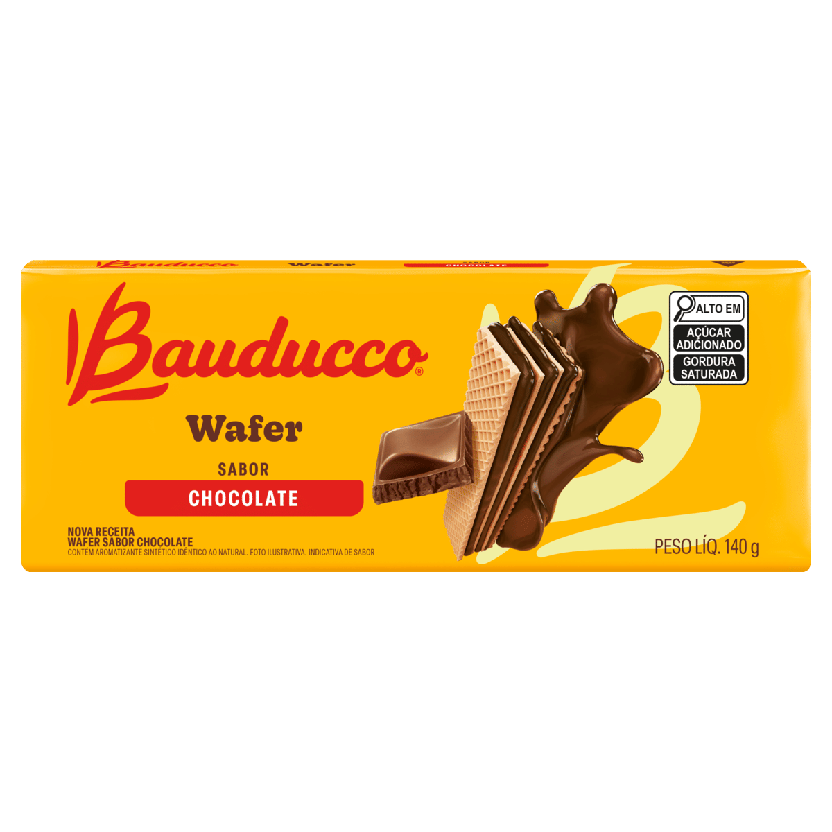 Wafer Bauducco Chocolate 140g