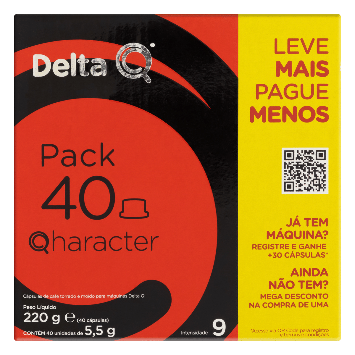 Café em Cápsula Delta-Q Quaracter 40 un