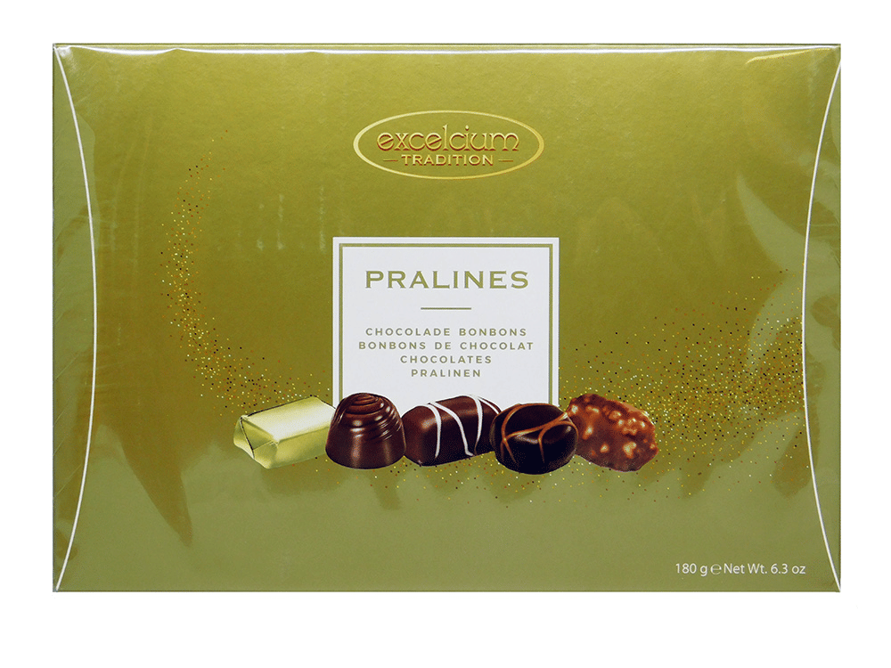 Bombom Belga Excelcium Chocolate Pralines 180g